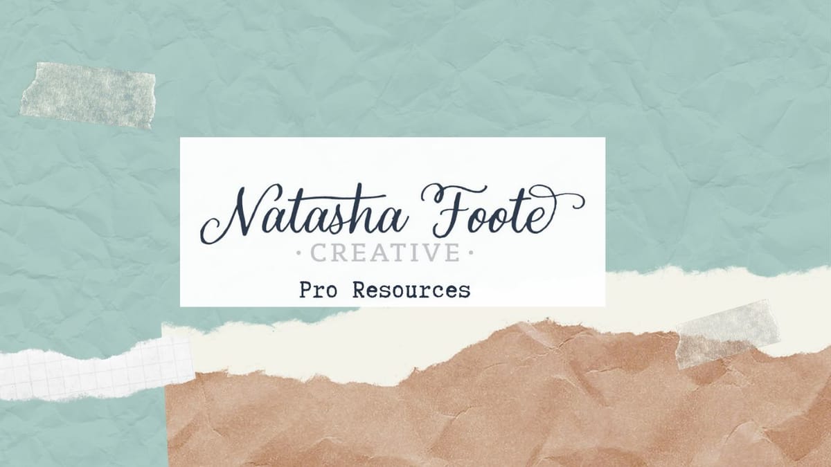 Pro Resources - Natasha Foote Creative
